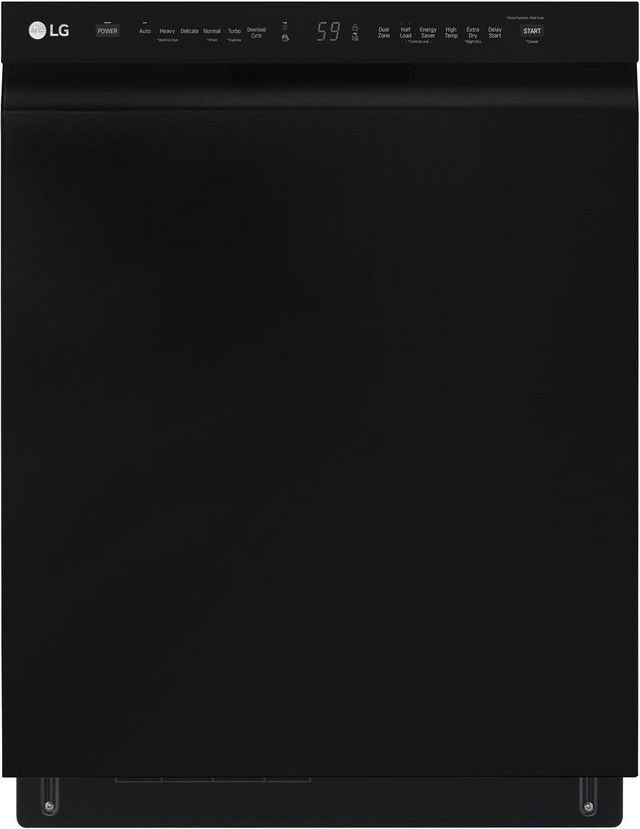 LDFN4542D LG 24" Front Control Dishwasher with Pocket Handle - 48 dBA ...