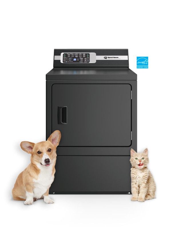 DR7004WE Speed Queen 27" 7 cu. Ft. Capacity Electric Dryer with PetPlus ...