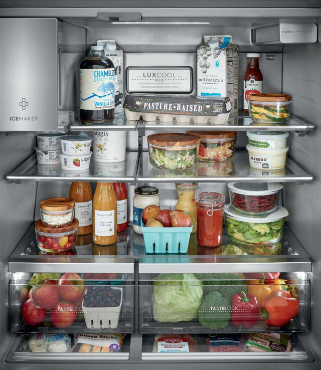 Electrolux ERMC2295AS 36" Counter-Depth 4 Door French Door Refrigerator ...