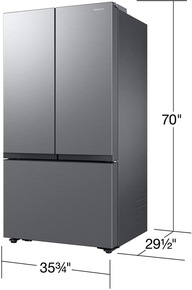 Samsung RF27CG5010S9 36" Counter Depth 3-Door French Door Refrigerator ...