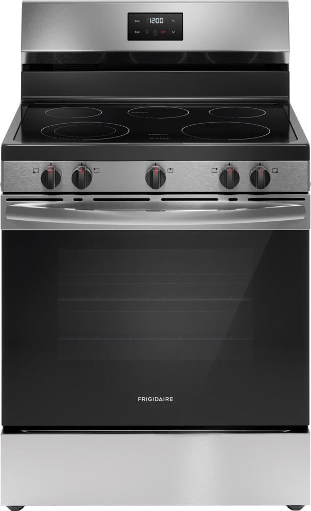 FCFE3062AS Frigidaire 30" Front Control Electric Range with 5 Elements ...