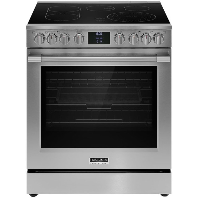 GCRE3060BF Frigidaire 30" Electric Range with AirFry and 5 Cooking ...