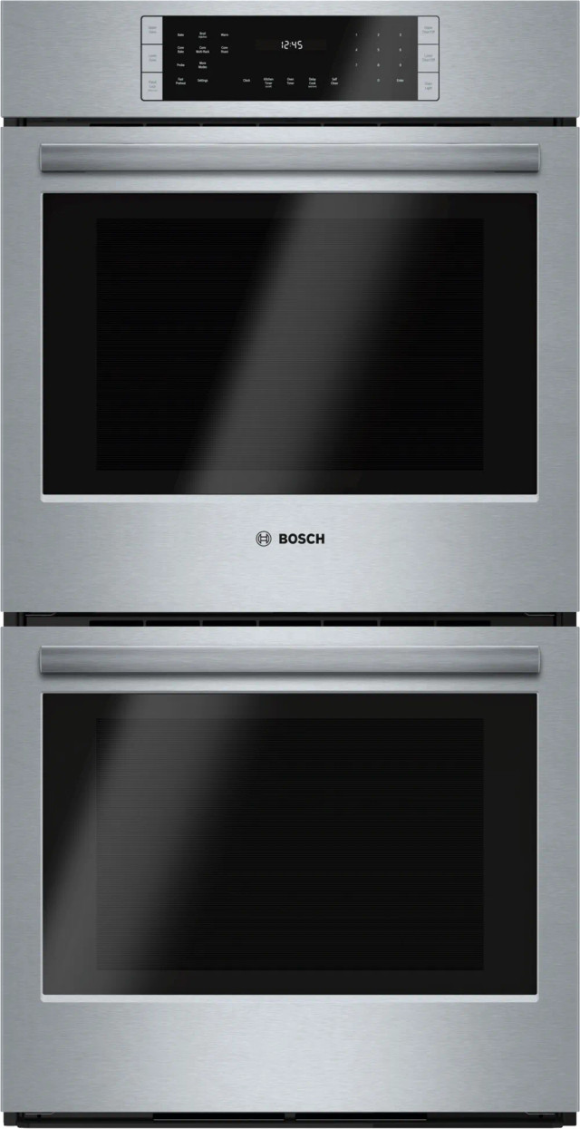 HBL8651UC Bosch 800 Series 30" Double Electric Wall Oven with European ...