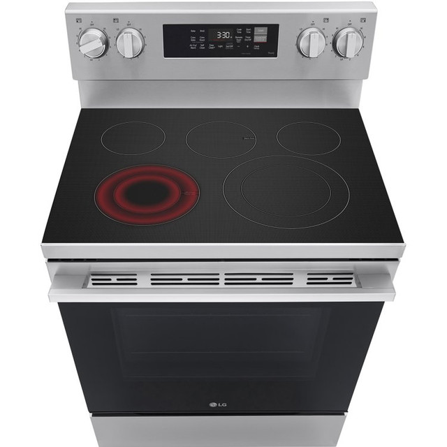 LG LREN6323YE 30" 6.3 cu.ft. Smart Electric Range with AirFry ...