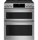 Cafe CES750P2MS1 30" Slide-In Electric Double Oven Range with Front ...