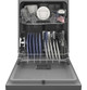 GE GDF535PSRSS 24" Front Control Dishwasher with Steam Sanitize and 4 ...