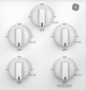 GE JGP3036DLWW 36" Gas Cooktop with Sealed Cooktop Burners - White - US ...