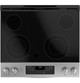 JS645SLSS GE 30" Slide-In Front Control Electric Range with Power Boil ...