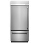 KitchenAid KBBL306ESS 36" Built-in Bottom- Mount Refrigerator 20.9 cu ...