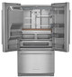 KitchenAid KRFF577KPS 36" French Door Refrigerator with Exterior Ice ...
