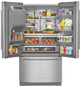 KitchenAid KRFF577KPS 36" French Door Refrigerator with Exterior Ice ...