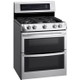 LG LDG4313ST 30" 6.9 cu. ft. Freestanding Gas Range with Double Oven ...