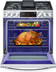 LG LSDL6336F 30" 6.3 Dual Fuel Slide-In Range with Air Fry - Stainless ...