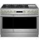 Monogram ZDP486NDTSS 48" Dual Fuel Range with 6 Burners and Griddle ...