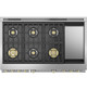 Monogram ZDP486NDTSS 48" Dual Fuel Range with 6 Burners and Griddle ...