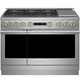 Monogram ZDP486NDTSS 48" Dual Fuel Range with 6 Burners and Griddle ...