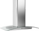 BMLE36BG Zephyr Brisas 36" Curved Glass Chimney Island Hood with 3 Speeds and ACT Technology ...