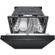 LDFC2423B LG 24" Front Control Dishwasher with SenseClean - 52 dBA ...