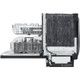 LG LDFC2423B 24" Front Control Dishwasher with SenseClean - 52 dBA ...