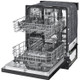 LDFC2423B LG 24" Front Control Dishwasher with SenseClean - 52 dBA ...