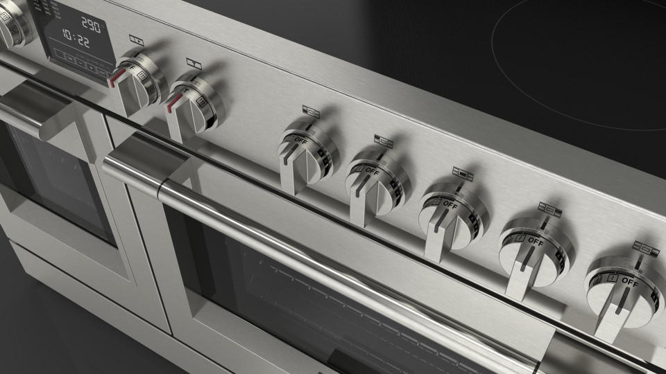 Fulgor Milano F6PIR485GS1 48" Induction Range with 5 Cooking Zones and ...
