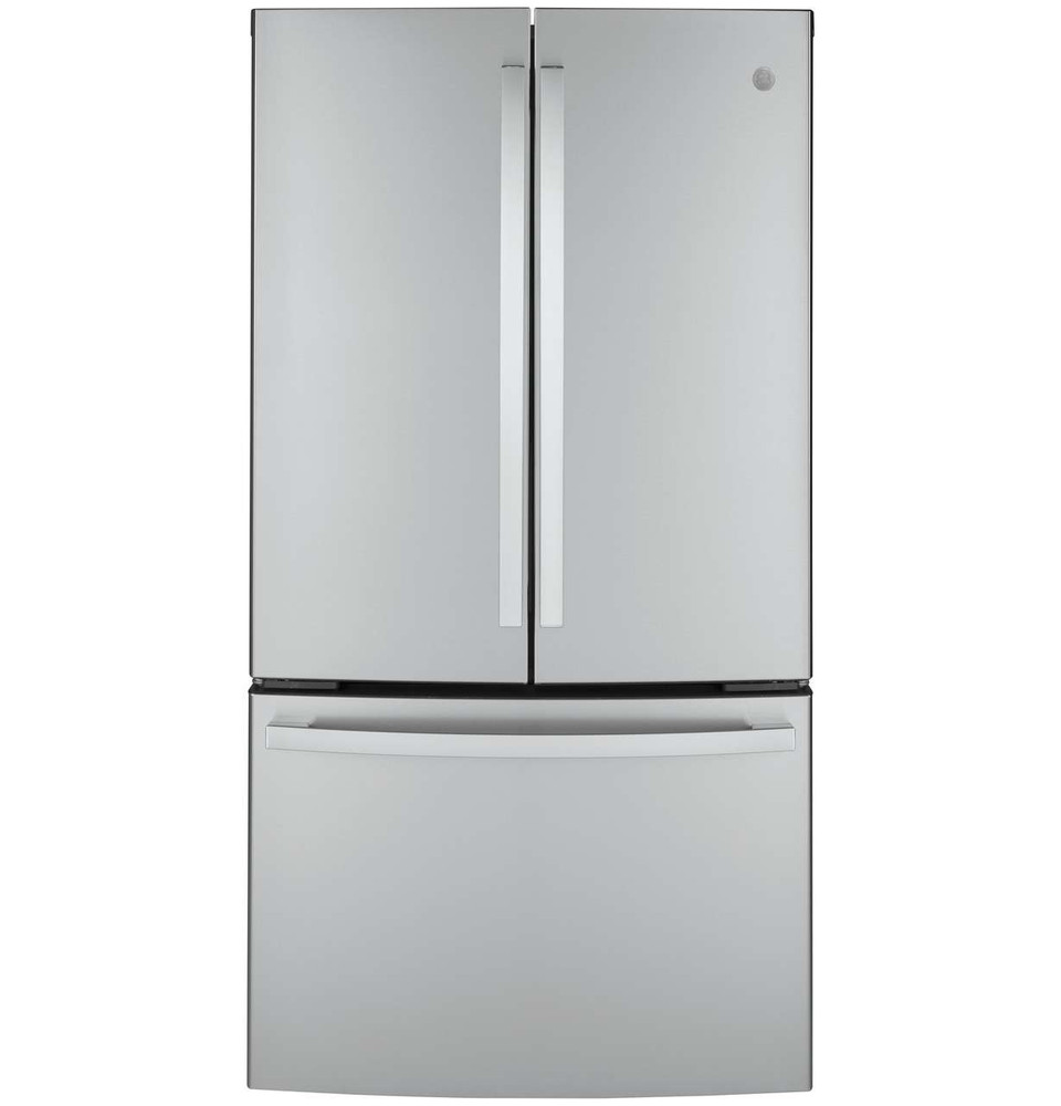 GYE22GYNFS GE 36" 22.1 Cu. Ft. Counter-Depth French Door Refrigerator ...