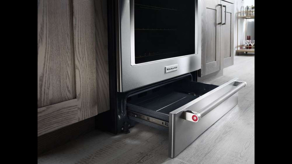 KitchenAid KSEB900ESS 30" Electric Slide-In Range with Baking Drawer ...
