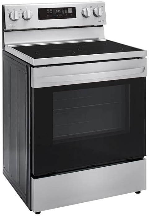 LG LREL6323S 30" 6.3 cu.ft. Electric Range with Convection and AirFry ...