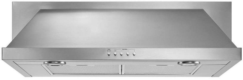 Whirlpool UXT5536AAS 36-Inch Convertible Under-Cabinet Hood with 400CFM ...