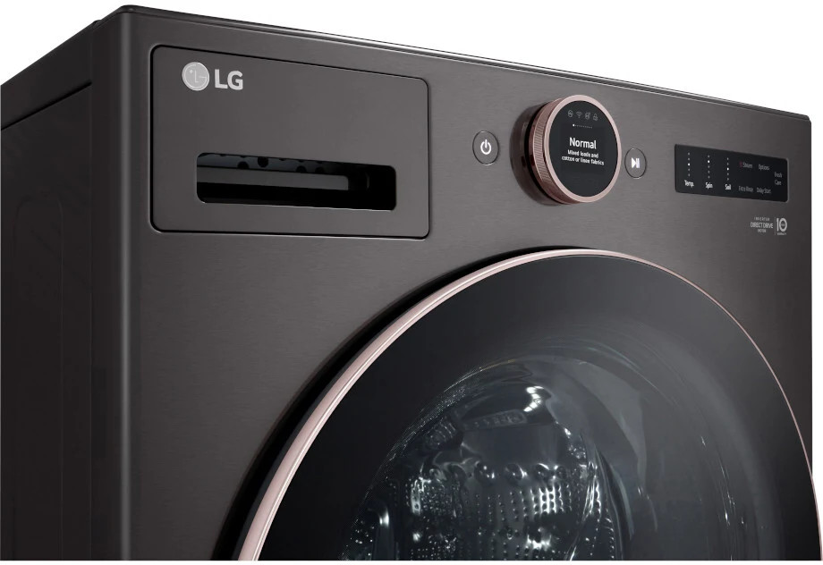 LG WM6500HBA 27" Front Load Washer 5.0 cu. ft. with Turbowash and ...