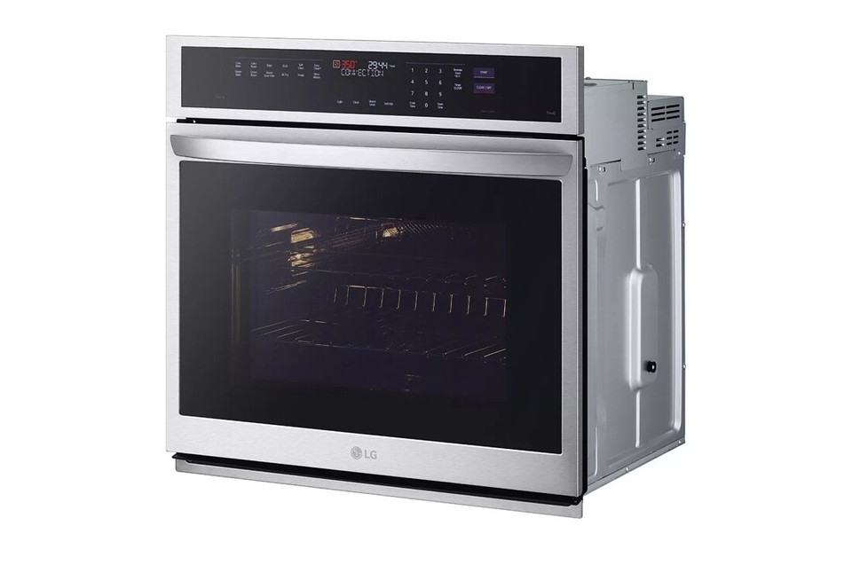 LG WSEP4727F 30" Smart Single Wall Oven with Steam Sous Vide and Air ...