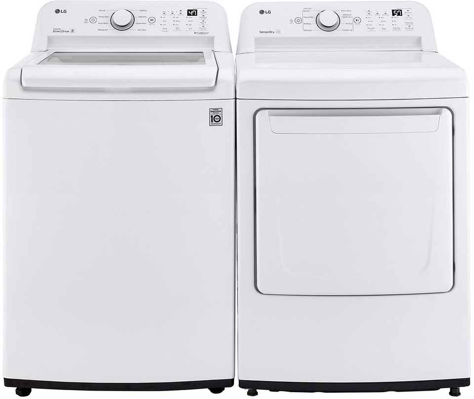 LG WT7005CW 27" Top Load Washer 4.3 cu. ft. with 4-Way Agitator - White ...