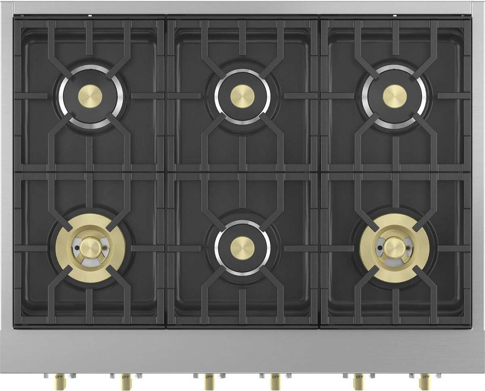 Monogram ZGU366NTSS 36" Gas Rangetop with 6 Burners - Natural Gas ...