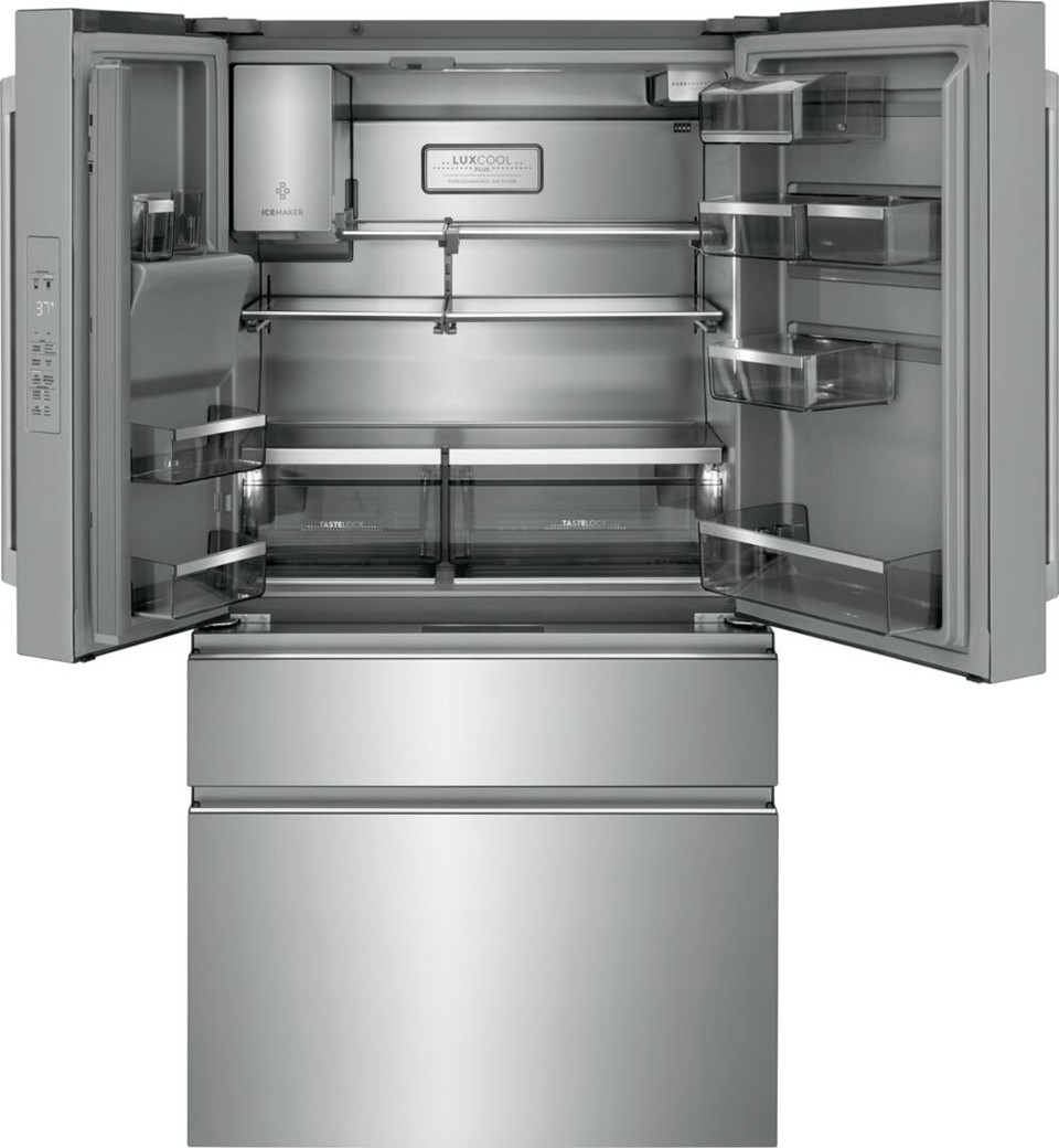 Electrolux ERMC2295AS 36" Counter-Depth 4 Door French Door Refrigerator ...