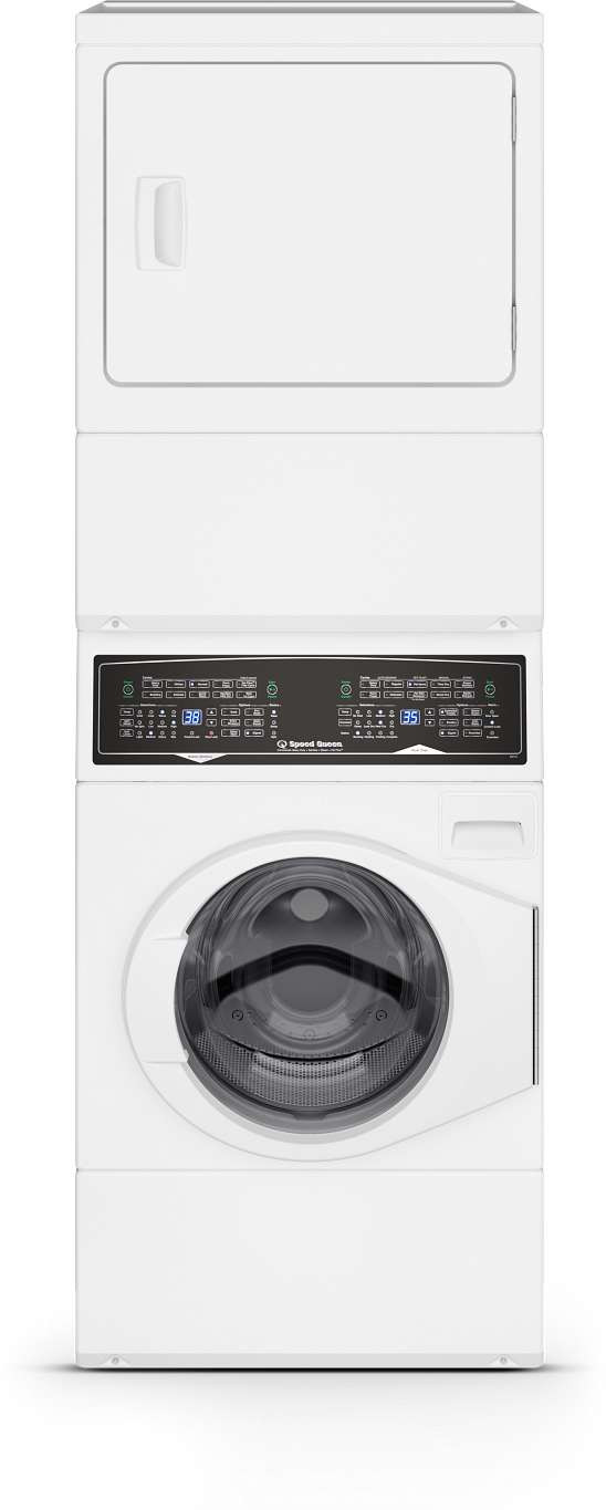 WET4024HW Whirlpool 24" Stacked Laundry Center Washer + Electric Dryer ...