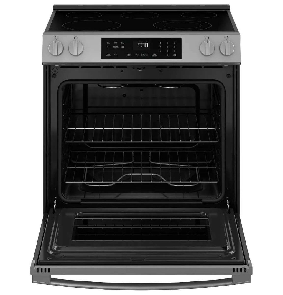 GE GRS500PVSS 30" Slide-In Electric Range 5 Burners - Stainless Steel ...