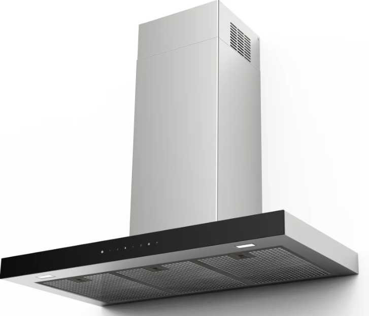 Faber STGL30SSV 30" Stilo Glass Chimney Wall Mount Hood with Wireless ...