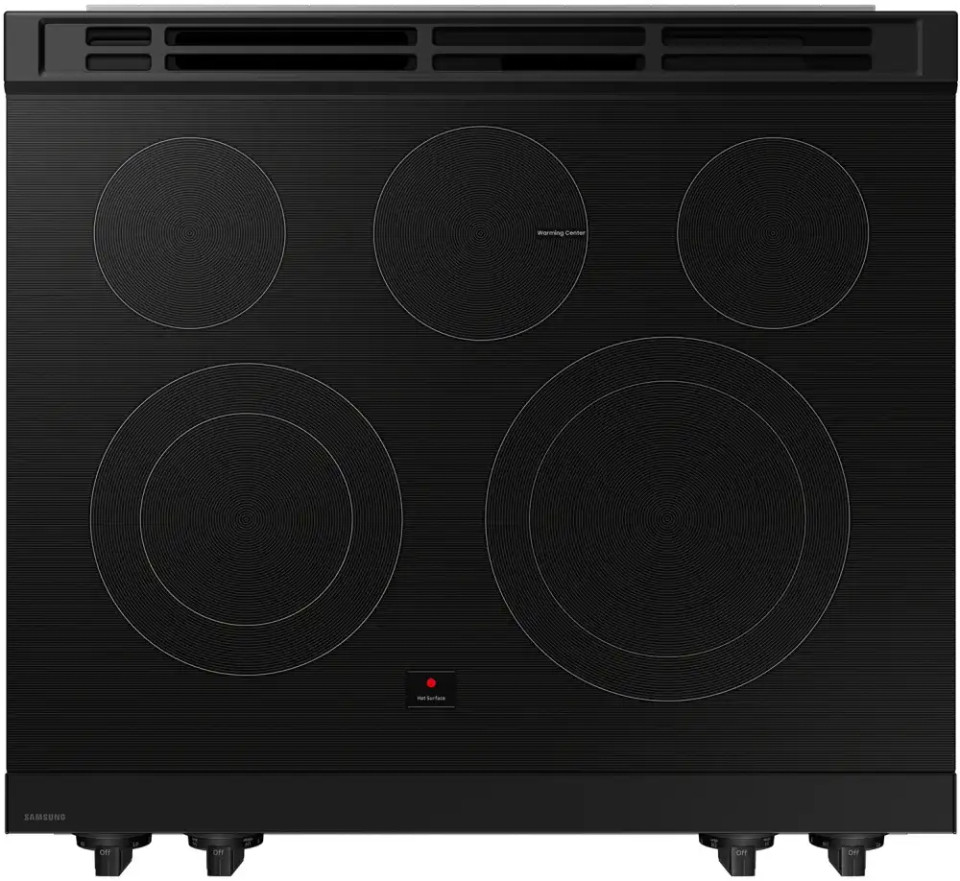 Samsung NSE6DB830012 30" Bespoke Smart Slide-In Electric Range with Air ...
