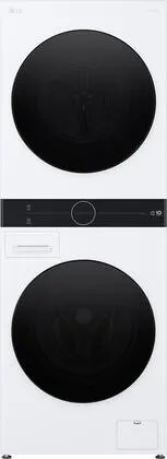 WM3488HW LG 24" Compact All-In-One Ventless Washer and Dryer with 2.3 ...
