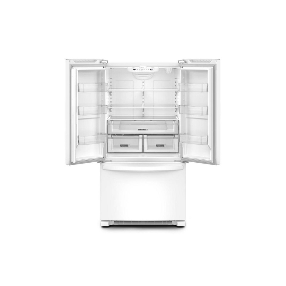 Whirlpool WRFF3036RW 36" French Door Refrigerator with Ice Maker 25.2 ...
