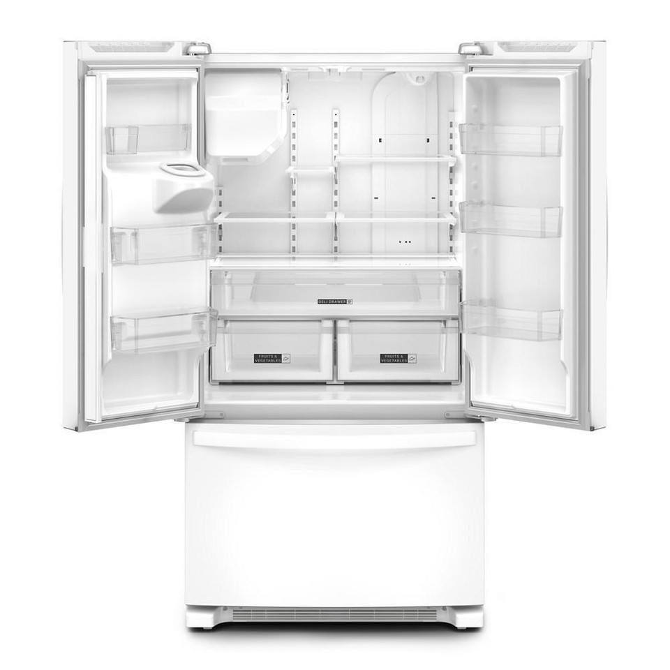 Whirlpool WRFF3436RW 36" French Door Refrigerator with In-Door Ice and ...