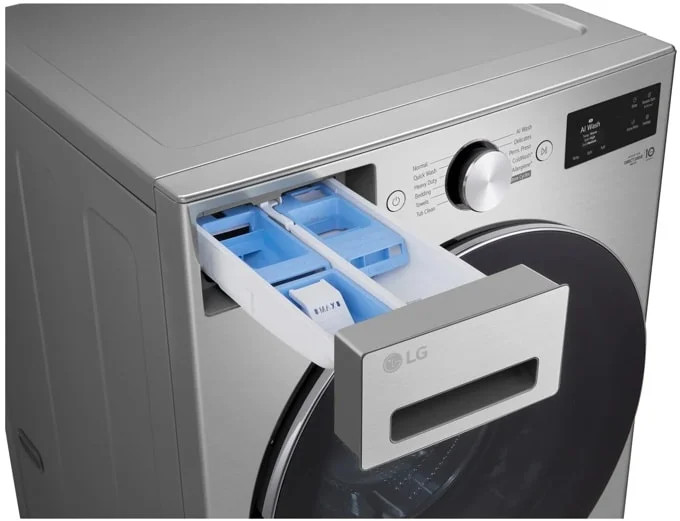 LG WM5800HVA 27" Ultra Large Capacity Front Load Washer with TurboWash ...