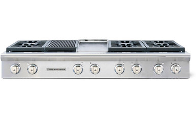 AROBSCT660GDGRN American Range 60" Gas Rangetop Performer with 6 Open ...