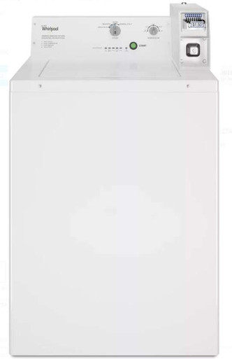 CAE2745FQ Whirlpool 27" Commercial Top Load Washer 3.3 cu. ft. with ...