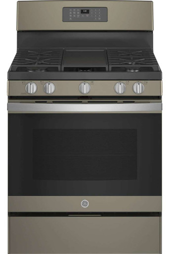 GE JGB660EPES 30" Freestanding Gas Range with PowerBoil Burner - Slate ...