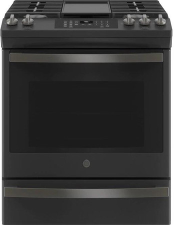 GE JGS760FPDS 30" Slide-In Front Control Convection Gas Range with No ...