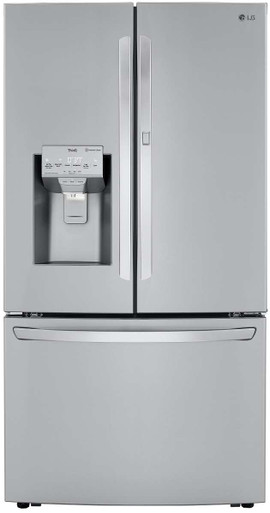 LG LRFDC2406S 36" WiFi Enabled 23.5 cu. ft. Capacity Counter Depth ...