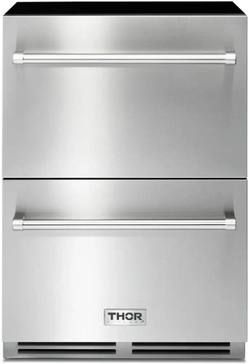 TRF24U Thor Kitchen 24" 5.4 cu. Ft. Undercounter Refrigerator with ...