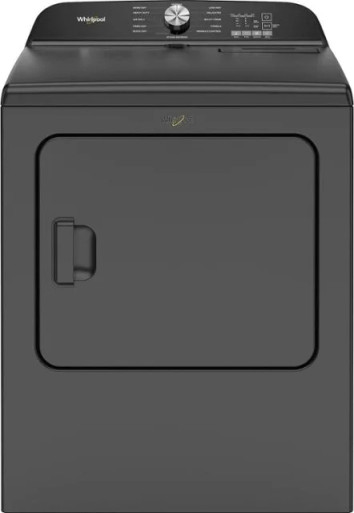 WGD6150PB Whirlpool 29" Front Load Gas Dryer 7.0 cu. ft. with Quick Dry ...