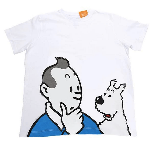 Tintin TShirt Kids-Child white - STUDIO BRILLANTINE | DESIGN SHOP